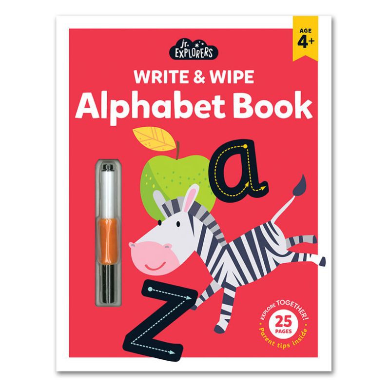 Jual Junior Explorers Write & Wipe Alphabet Book (Age 4+) | Shopee ...