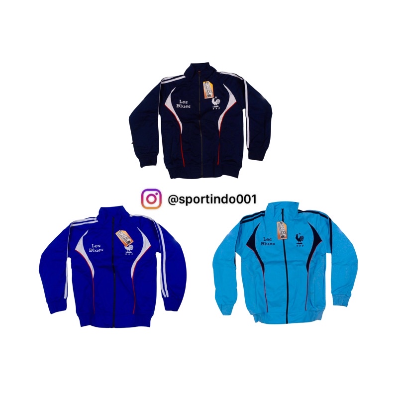 Jual Jacket / Jeket / Jaket Bola France / Prancis (Bordir) Anak ...