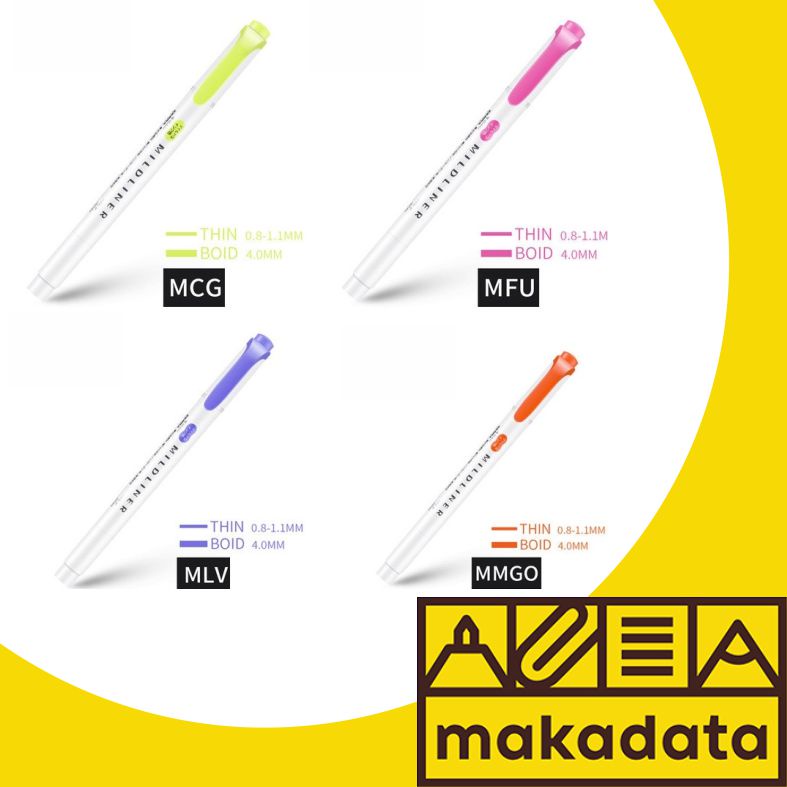 Jual MILDLINER | MIDLINER ZEBRA WARNA PASTEL WKT7 (1PCS) MURAH | Shopee Indonesia