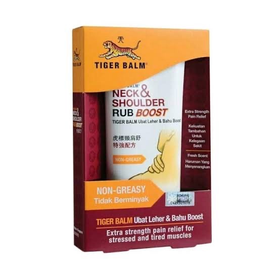 Jual tiger balm neck and shoulder rub boost 50g | Shopee Indonesia