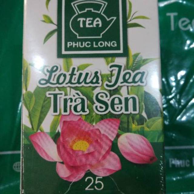 Jual Teh Hijau Lotus Phuc Long Lotus Green Tea Celup isi 25 sachet ...