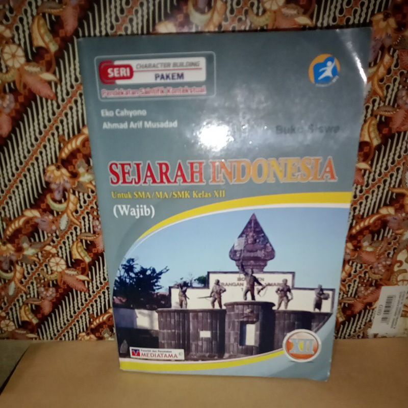 Jual BUKU SISWA SEJARAH INDONESIA SMA/MA/SMK KELAS XII 3 MEDIATAMA | Shopee Indonesia