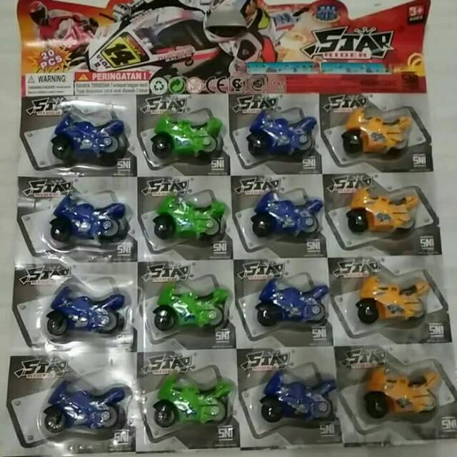 Jual Mainan Motor Spingo Star Rider (20 PC) | Shopee Indonesia