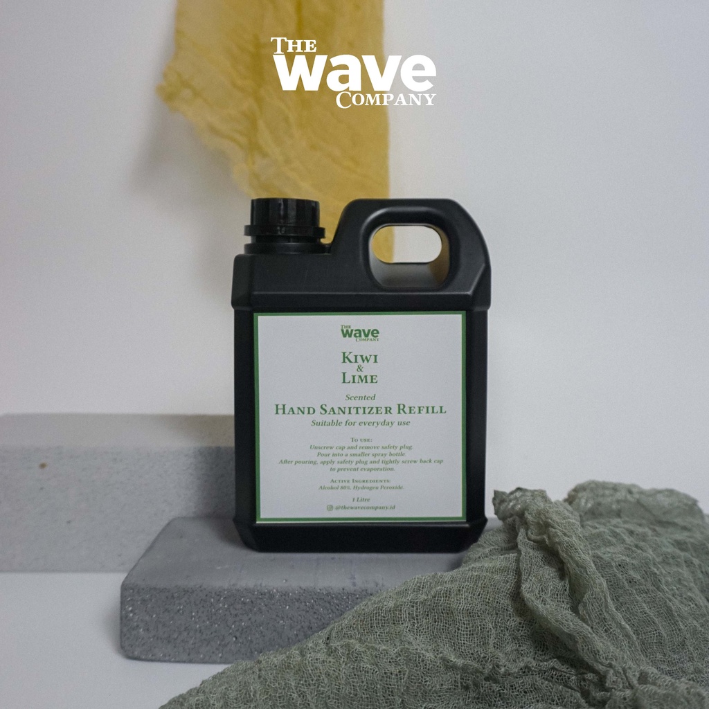 Jual The Wave Company - Refill Scented Hand Sanitizer (1Liter) | Shopee ...