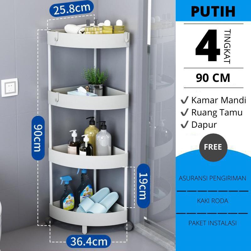 Jual MELIND STORE RAK TROLI SERBAGUNA | RAK TROLI SUDUT | RAK TROLI 3 ...