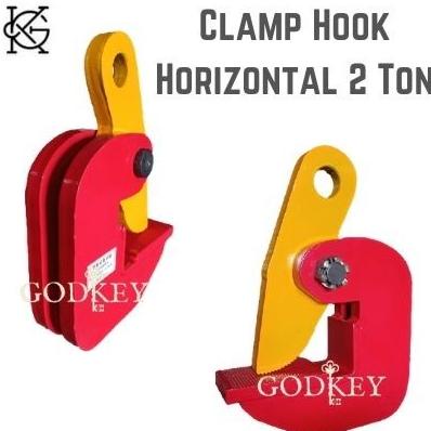 Jual Pdb Lifting Clamp Hook Horizontal 2 Ton - 40 Mm Alat Angkat Plat ...