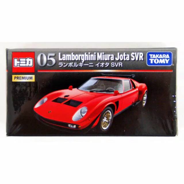 Jual Tomica premium 05 Lamborghini Miura jota SVR merah | Shopee Indonesia