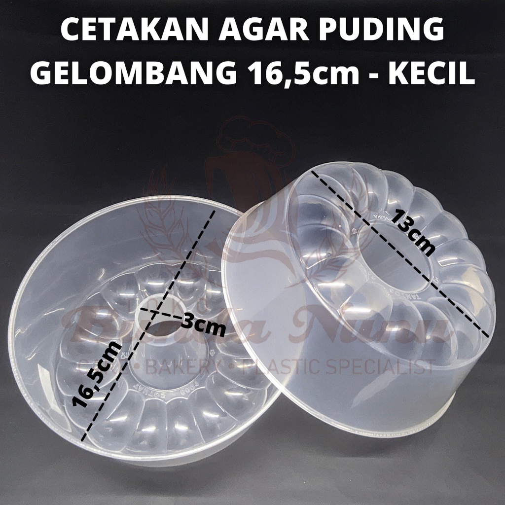 Jual Cetakan Agar Gelombang Jelly Loyang Puding Gelombang Ukuran kecil ...