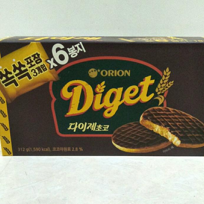 Jual ORION DIGET CHOCO 312GR / BISKUIT RASA COKELAT | Shopee Indonesia