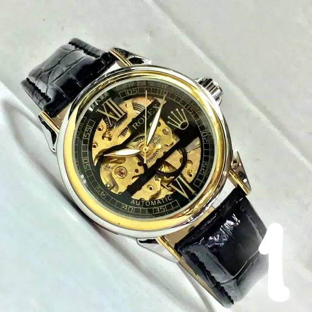 Jual Jam Tangan Skeleton Kulit Maze | Shopee Indonesia