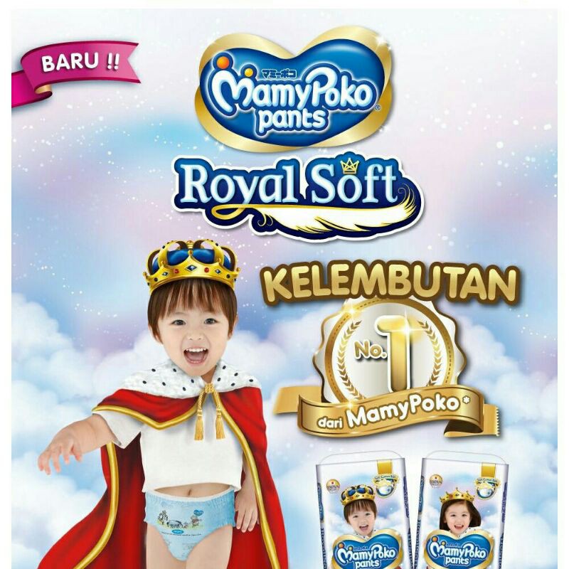 Jual MamyPoko Tape Royal Soft NB62 - NewBorn Popok Bayi Baru Lahir Mamy ...