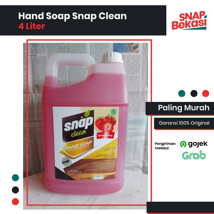 Jual SNAP CLEAN CUCI TANGAN/HAND SOAP 4L TERMURAH | Shopee Indonesia