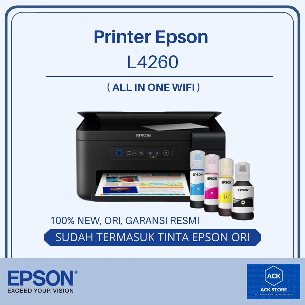 Jual Printer Epson L4260 Ink Tank All in One AIO Print Scan Copy WiFi ...