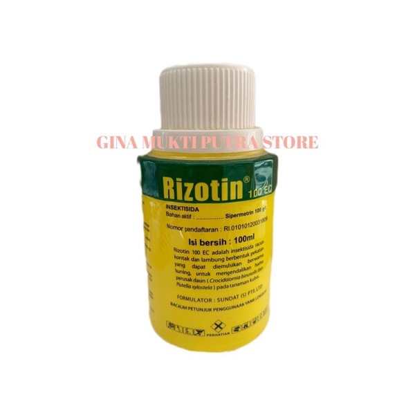 Jual Insektisida RIZOTIN 100EC Kemasan 100ML | Shopee Indonesia