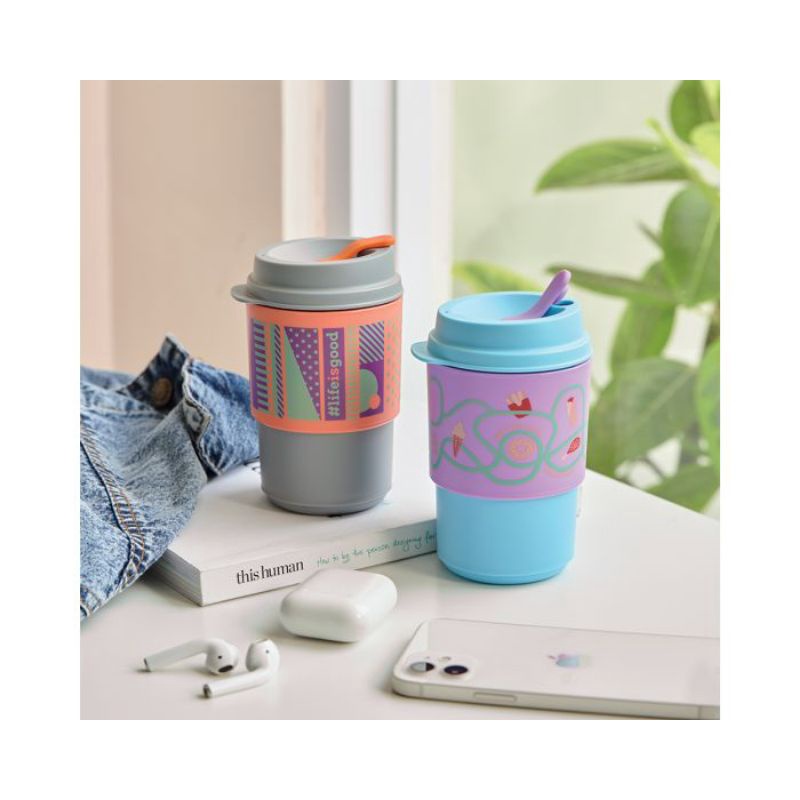 Jual Fancy Coffee To Go Cup Tupperware | Shopee Indonesia