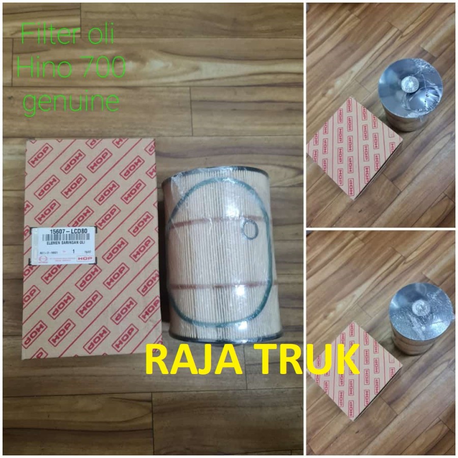 Jual oil filter oli element hino 700 Ready hop 15607 LCD80 | Shopee ...