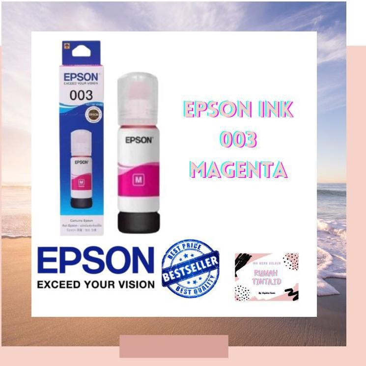 Jual 6n Tinta Epson 003 Original Tinta Epson L1110 L3310 L13150 L3100 ...