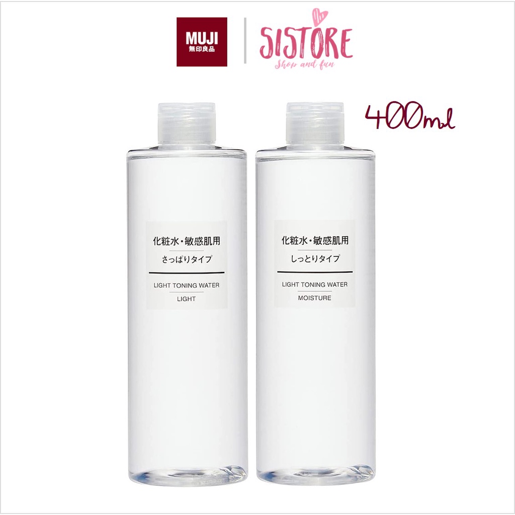 Jual [ORI JAPAN] MUJI Sensitive Skin Toning Water Light/Moisture (400ml) | Shopee Indonesia