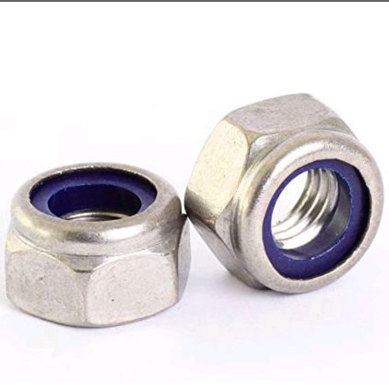 Jual Mur Nylon M5 Stainless Steel Lock Nut / Mur Nilon (hrg per biji) | Shopee Indonesia