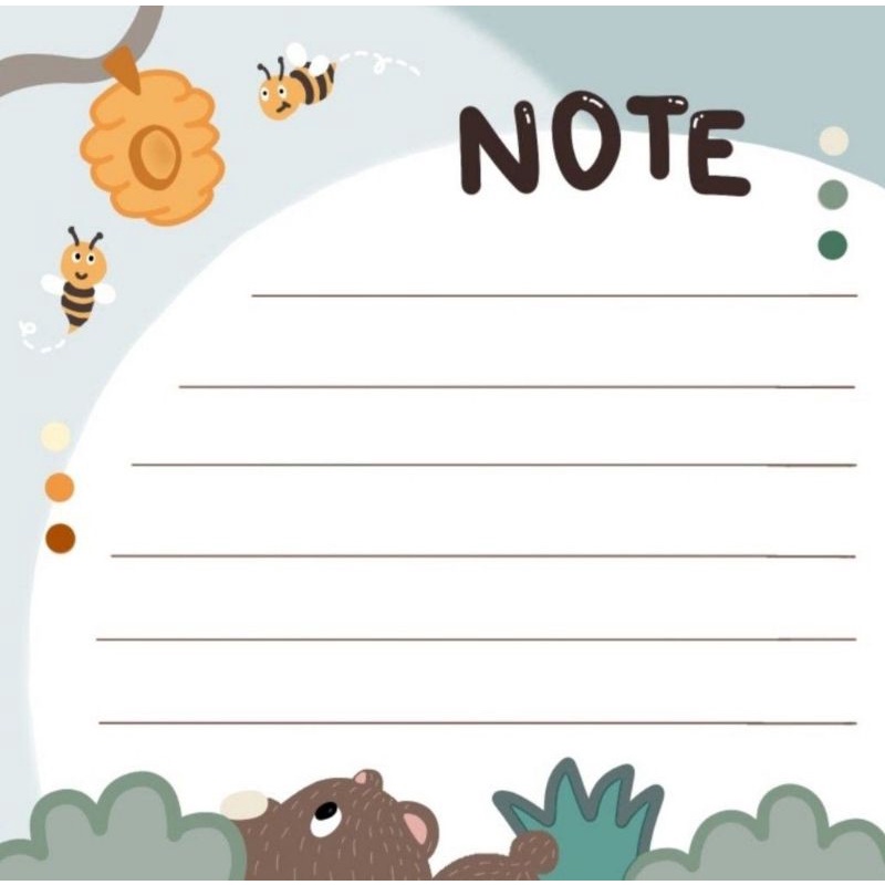 Jual IDE BISNIS 50 Lembar Note / Memo Pad Gambar kartun Untuk Sekolah ...