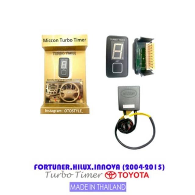 Jual Turbo Timer Toyota innova 2004 - 2015 / fortuner miccon made in ...