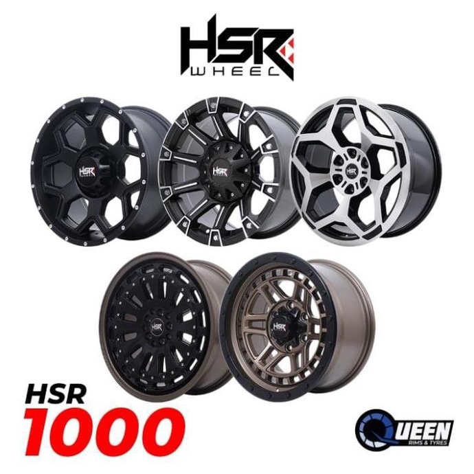 Jual VELG MOBIL HSR RING 14 HINGGA RING 22 HSR WHEEL HSR1000 | Shopee ...