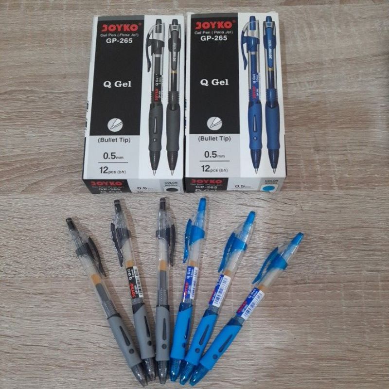 Jual (PCS) Pulpen Gel Joyko GP-265 Q-Gel 0.5mm | Shopee Indonesia