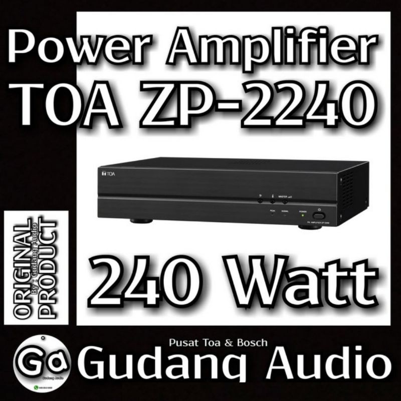 Jual POWER AMPLIFIER TOA ZP-2240 ZP 2240 240 WATT POWER | Shopee Indonesia