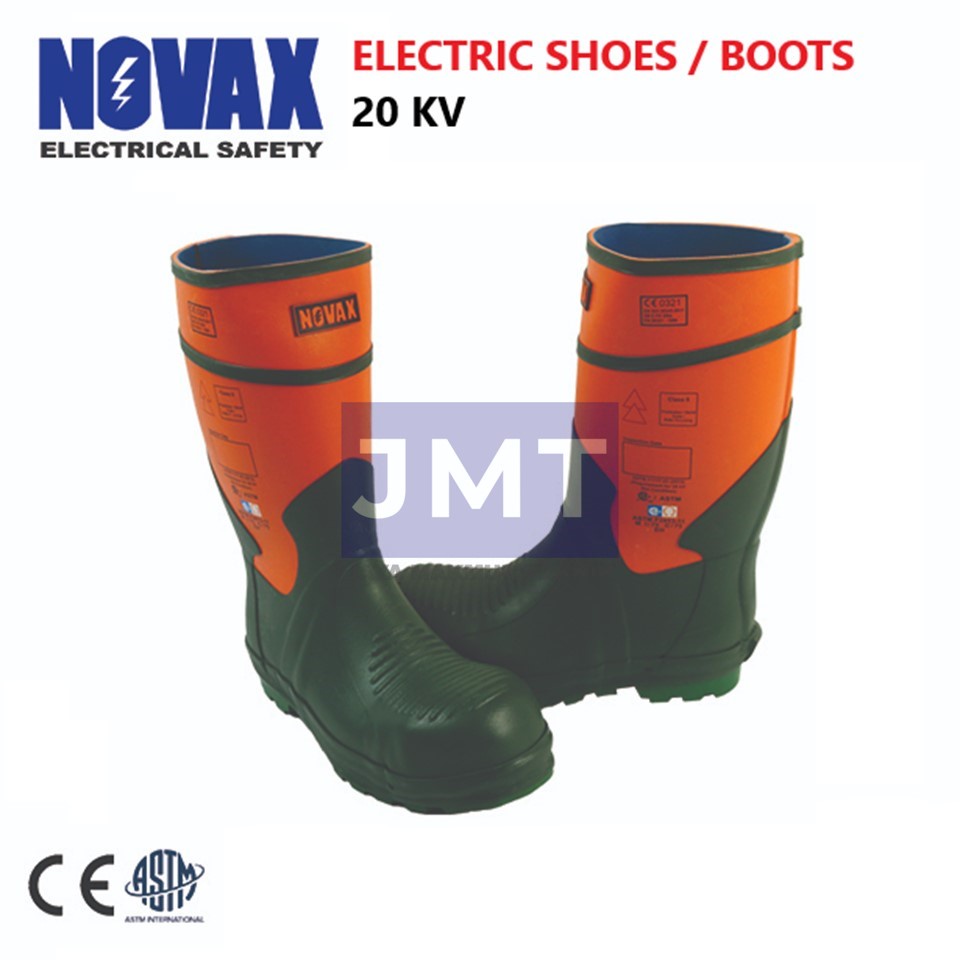 Jual Novax Sepatu Boots Anti Listrik 20 KV Safety Shoes ORIGINAL | Shopee Indonesia