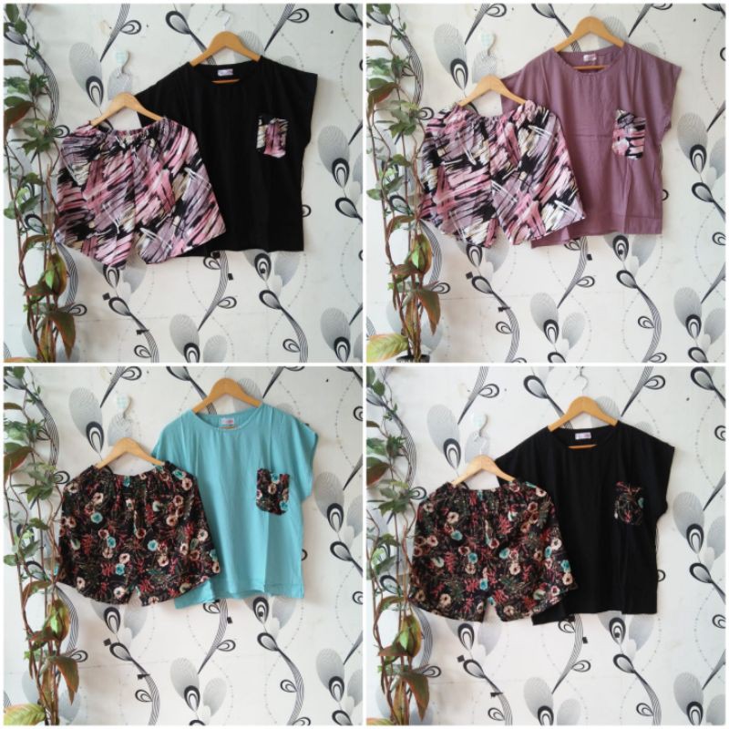 Jual setelan pendek | Shopee Indonesia