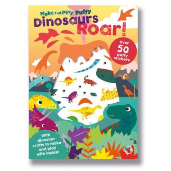 Jual Laughing Lobster - Puffy Sticker Book Make And Play: Dinosaurs ...
