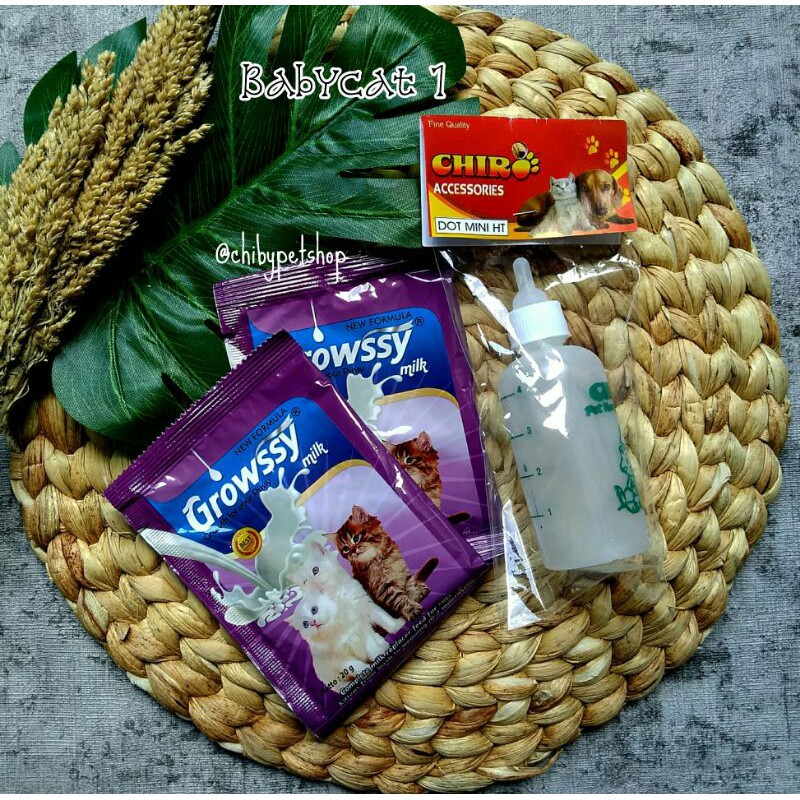 Jual Paket Babycat 1 / Dot Kucing / Susu Kucing (Dot tidak Pake sikat ...