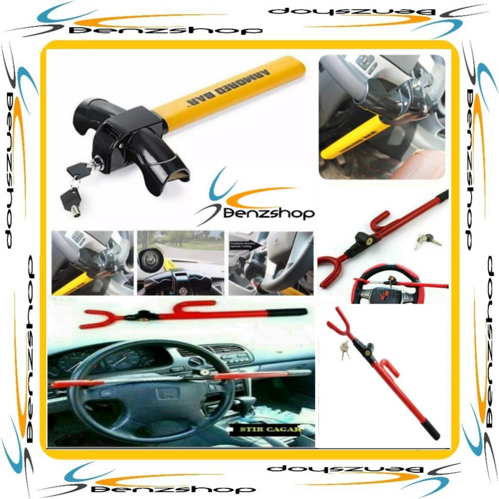 Jual [COD] KUNCI STANG SETIR MOBIL MODEL T /KUNCI STIR STANG PENGAMAN ...