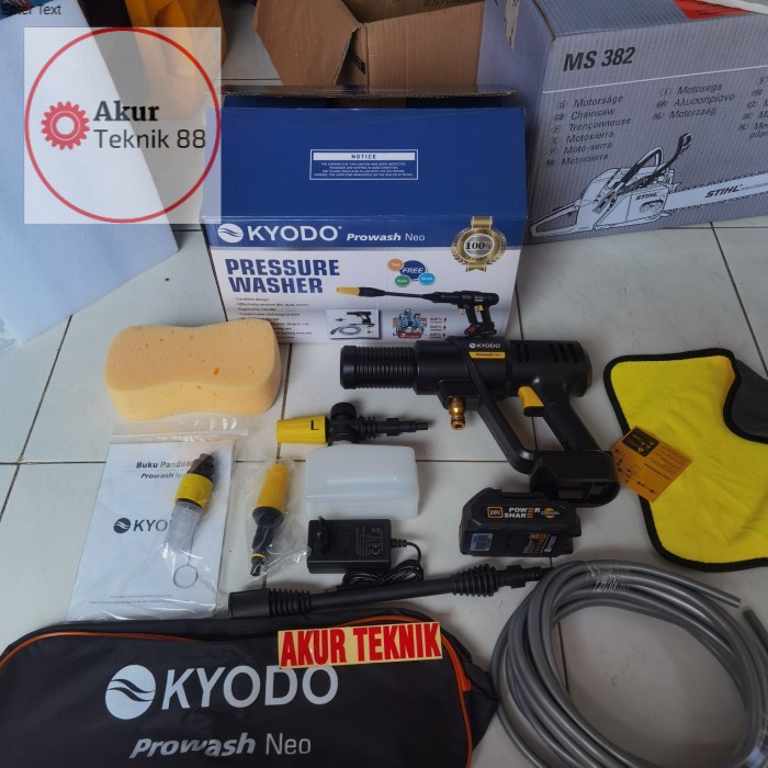 Jual Mesin cuci steam Cordless baterai KYODO PROWASH NEO | Shopee Indonesia