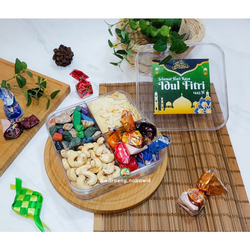 Jual Hampers Idul Fitri / Parcel Ramadhan / Paket Sekat 4 D (Cokelat ...