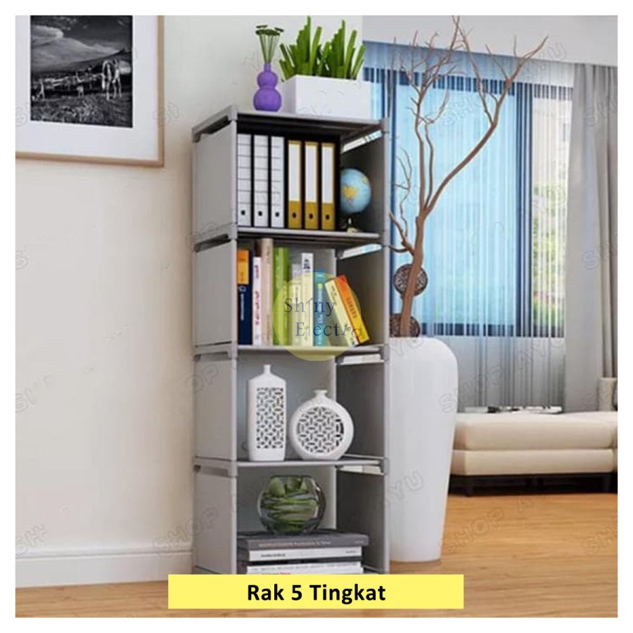 Jual Rak Buku - Rak serbaguna - Rak Susun - Rak Serbaguna kain 5 ...