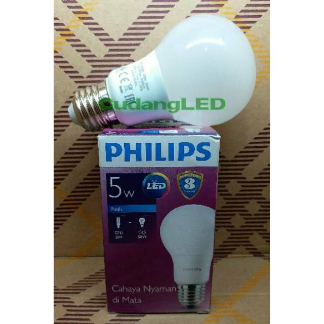 Jual Lampu led philips 5 watt 5watt 5 w 5w | Shopee Indonesia
