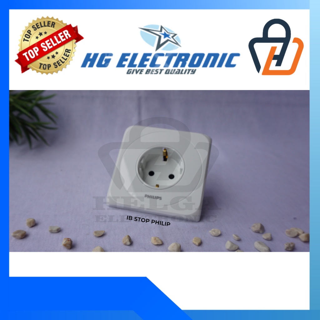 Jual Stop Kontak Tanam Tembok / IB STOP PHILIP / Stop Kontak Philiph ...