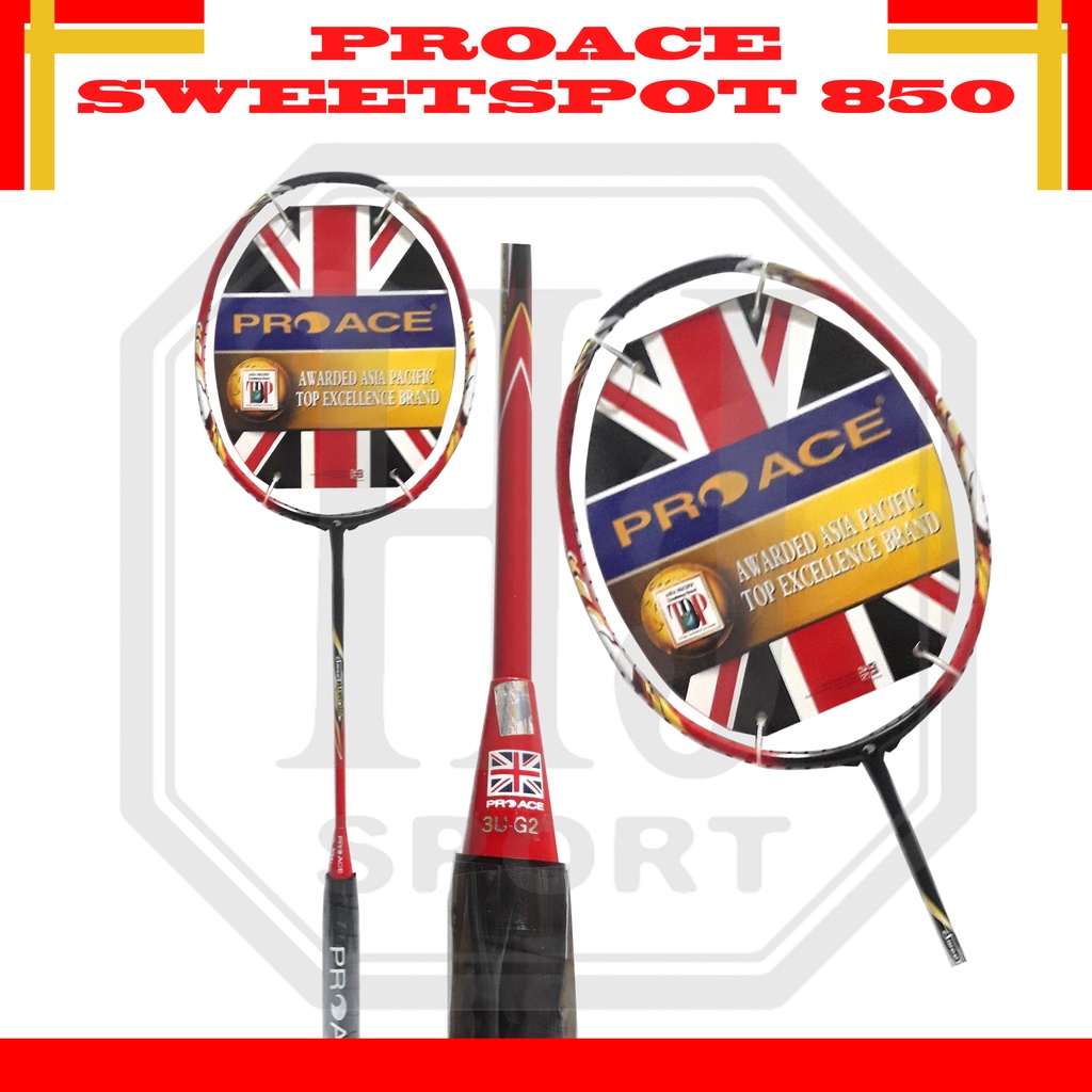 Jual Raket Original Pro Ace Sweetspot 850 Bonus Komplit Badminton ...