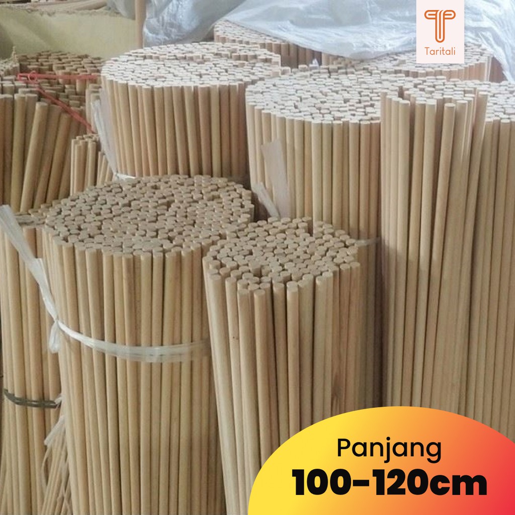 Jual [100-120cm] Kayu Dowel Ranting Macrame Stik Ramin Diameter 2cm ...
