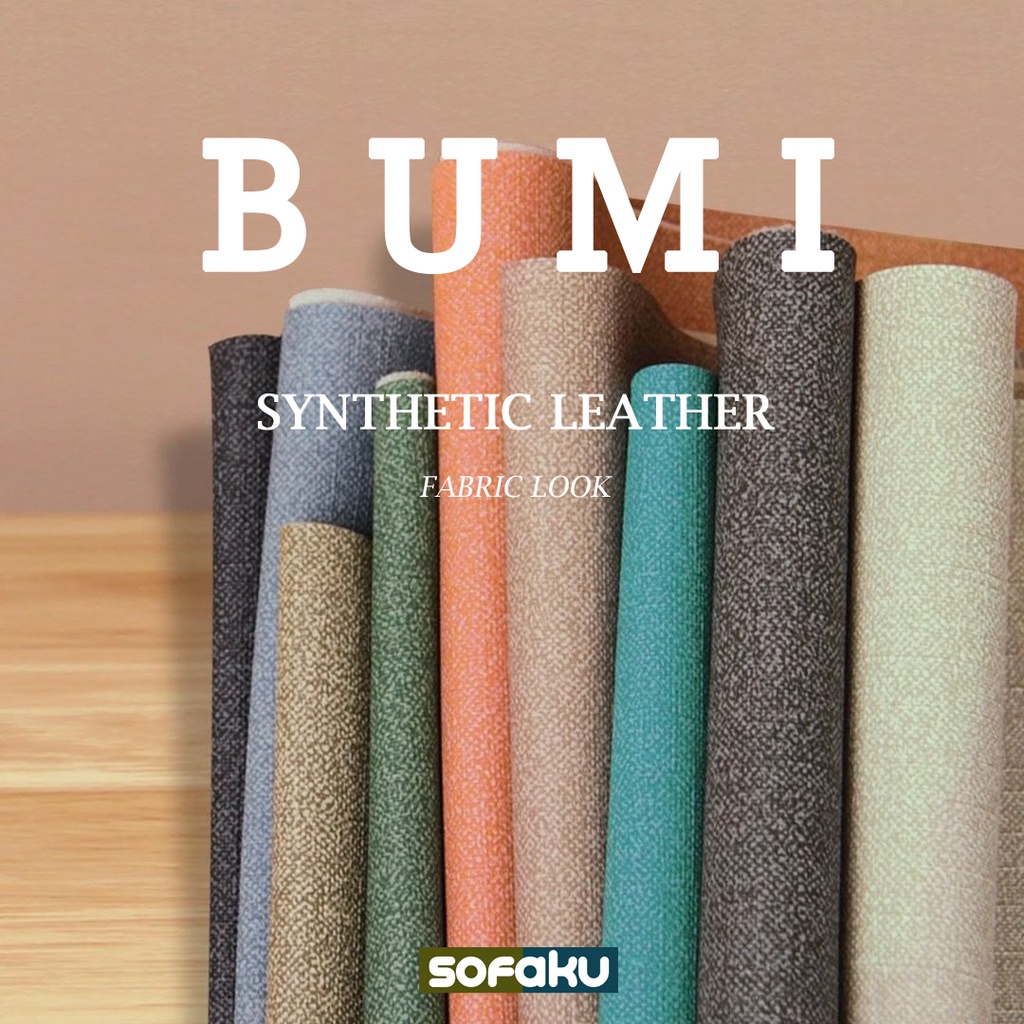 Jual 𝐒𝐎𝐅𝐀𝐊𝐔 : BUMI Synthetic Leather - Yugos Kulit Oscar Motif Kain ...