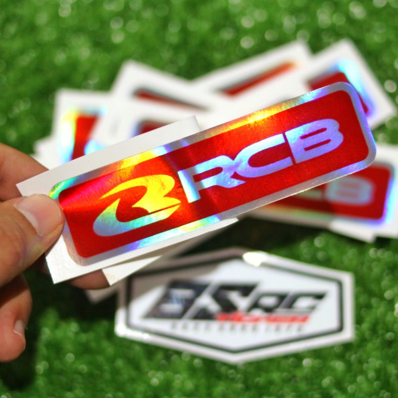 Jual sticker rcb keren hologram / stiker race | Shopee Indonesia