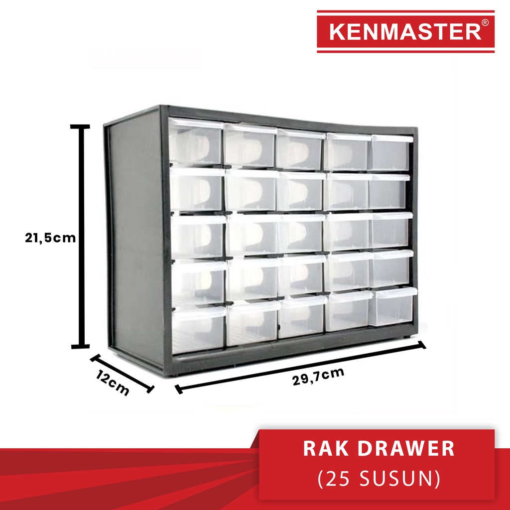 Jual RAK / RAK SUSUN / RAK 25 SUSUN / RAK DRAWER KENMASTER | Shopee ...