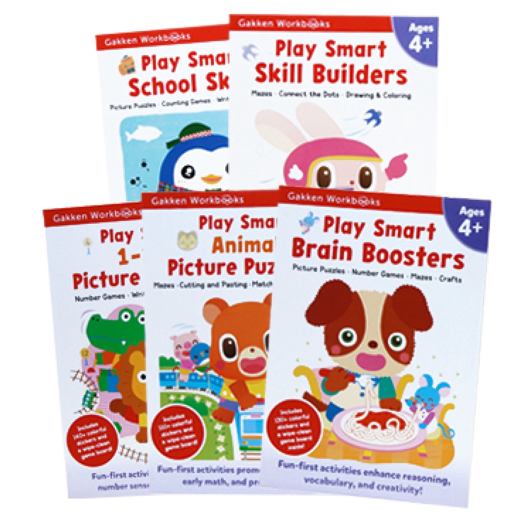 Jual Gakken Workbook Play Smart Ages 4+ | Buku Aktivitas Anak Usia 4 ...
