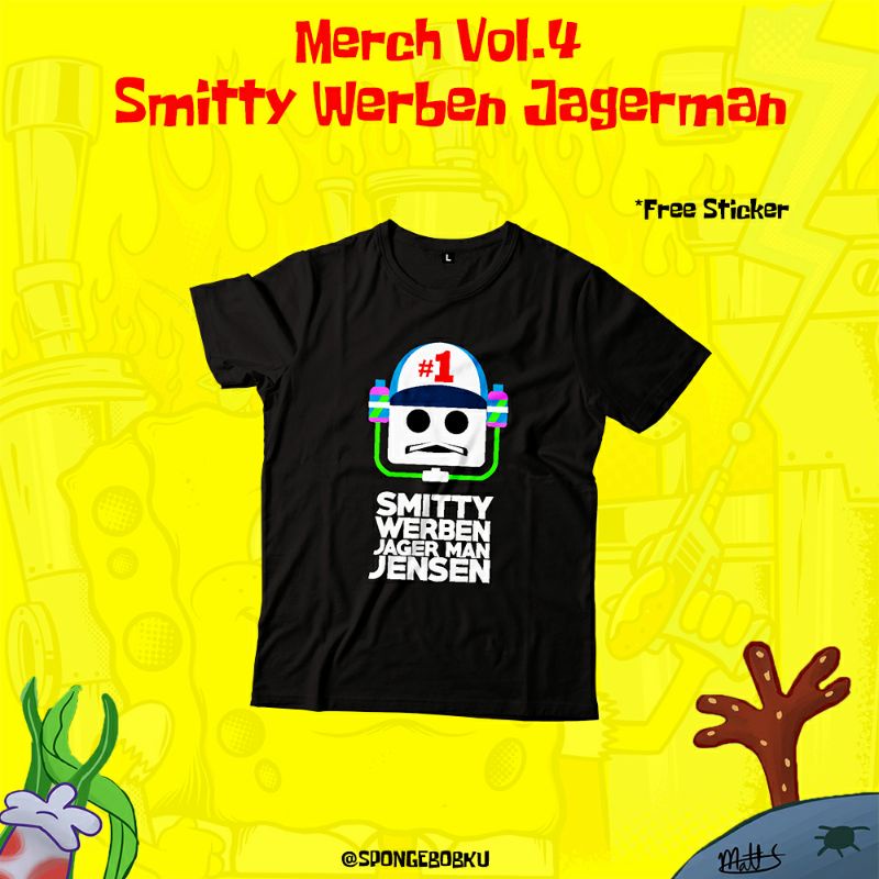 Jual Kaos Smitty Werben Jagerman Jensen / Kaos Spongebob | Shopee Indonesia