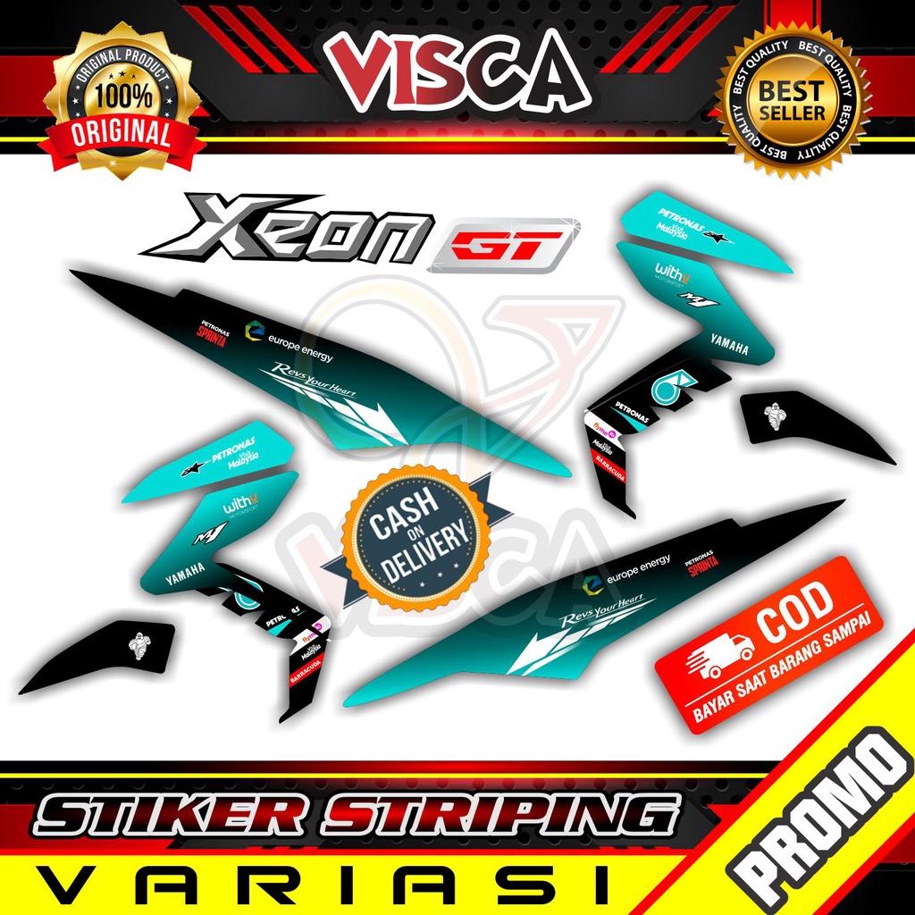 Jual Striping Xeon Gt 125 - Stiker Sticker Striping Variasi Lis Yamaha ...