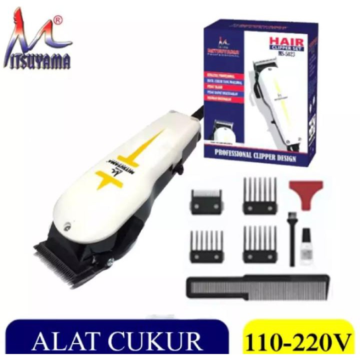 Jual Alat Cukur Rambut Elektrik / Mitsuyama Hair Clipper Set / Mesin Cukur | Shopee Indonesia