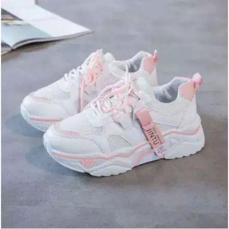 Jual sepatu sneakers wanita jintu ( COD ) | Shopee Indonesia