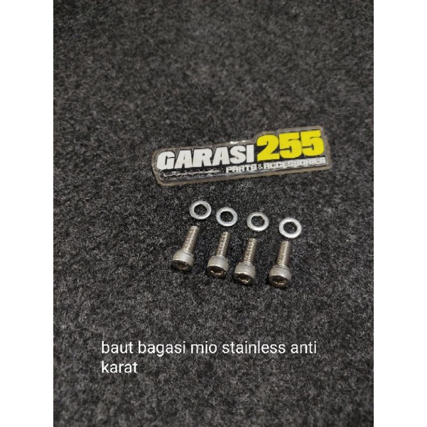 Jual baut baud bagasi box bagasi mio stainless stenles setenles ...