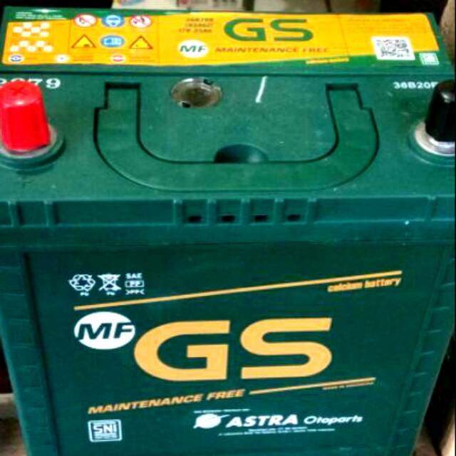 Jual Aki Accu Kering Mobil Luxio, Splash, Carry, Futura, Atoz, Grand Max, GS Astra MF NS40Z 35 ...